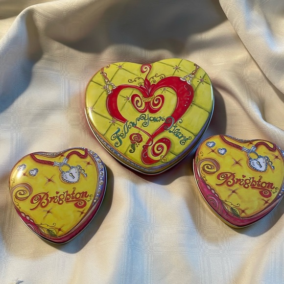 Brighton | Accessories | Brighton Heart Tins 3 Count | Poshmark
